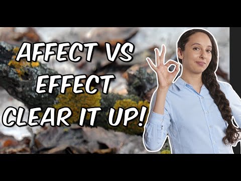 Affect vs Effect Clear It Up!