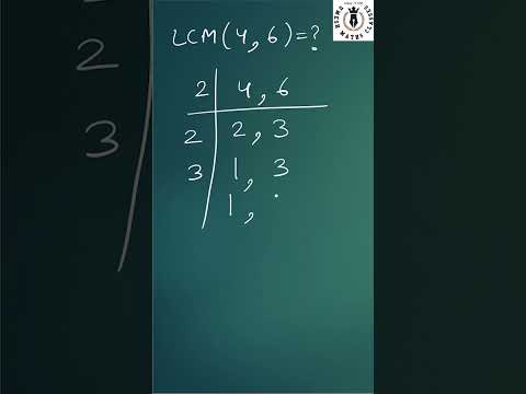 LCM of 4 & 6