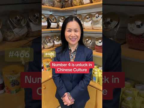 Video#466 Did you know the number "4" is considered unlucky? #kathyhealthtips #chineseculture