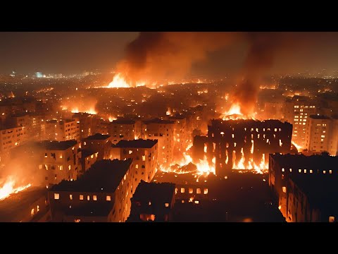2 minutes ago! Terrible tragedy in Israel! Residential areas are engulfed in flames