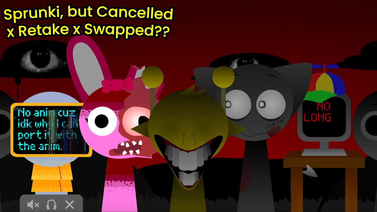 Sprunki Retake: But Black Cancelled Remix | Sprunki.cool