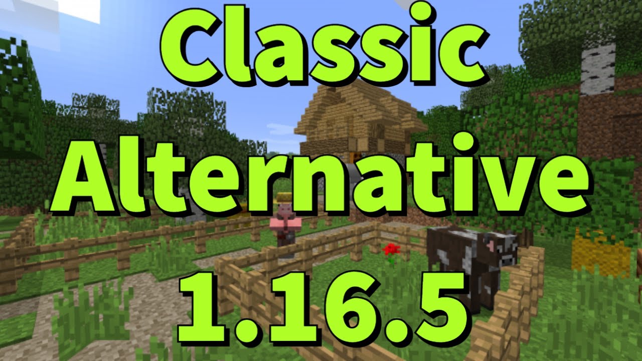 1.16.5 - How to Easily Install Classic Alternative Resource Pack - Gameplay
