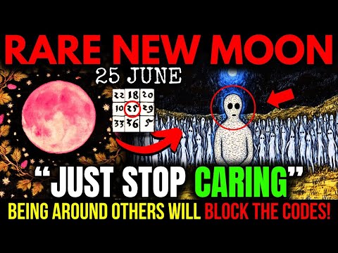 WARNING: Rare New Moon! The Reason WHY You CAN'T Be Around A LOT of People TOMORROW! 25 JUNE