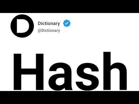 Hash Meaning In English