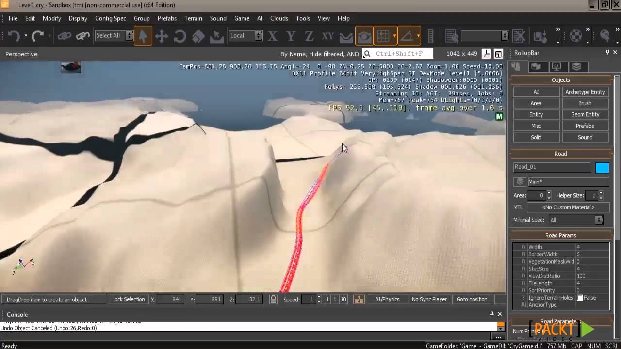 CryENGINE 3 SDK Tutorial: Detailing the terrain mass | packtpub.com