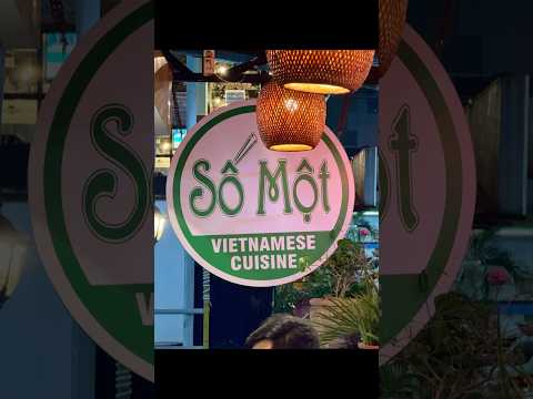 So Mot Vietnamese Restaurant #foodie #kapitolyo #vietnamesefood #pasig
