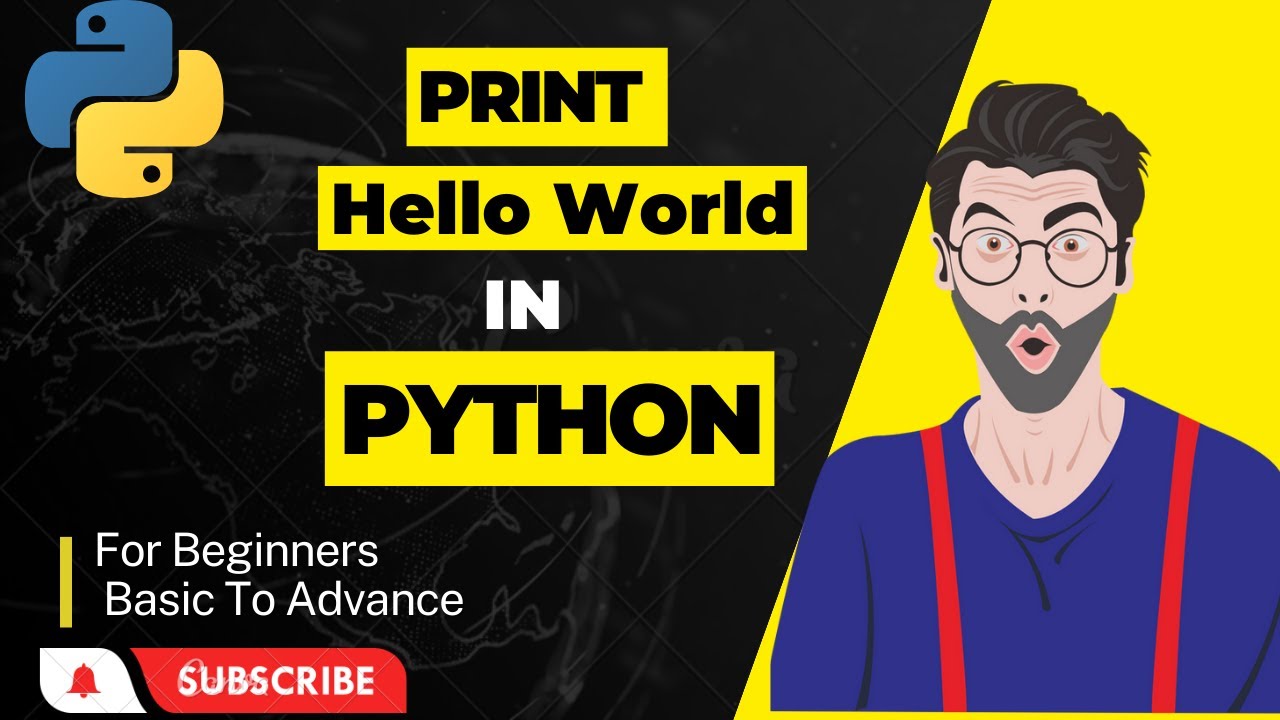 hello world program ,learn python tutorial - Excellence Technology