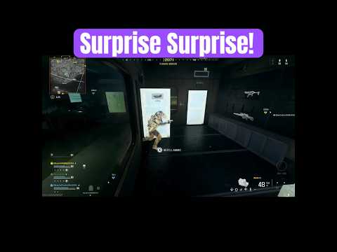 Surprise! #fun #warzone #callofduty #cod #modernwarfare #camping #hideandseek #surprise #banter #win