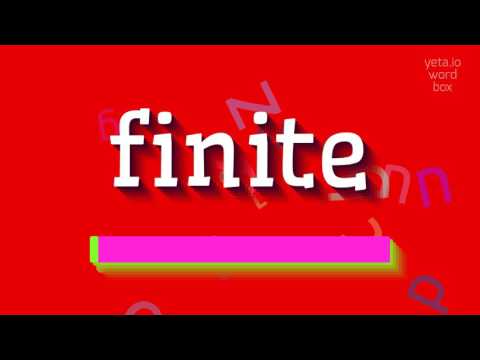 How to say "finite"! (High Quality Voices)