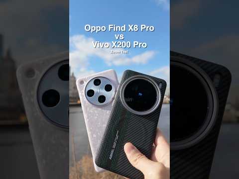 Vivo X200 Pro vs Oppo Find X8 Pro Camera Zoom Test!