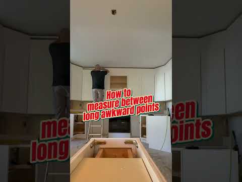 How to measure between long and awkward points for moldings