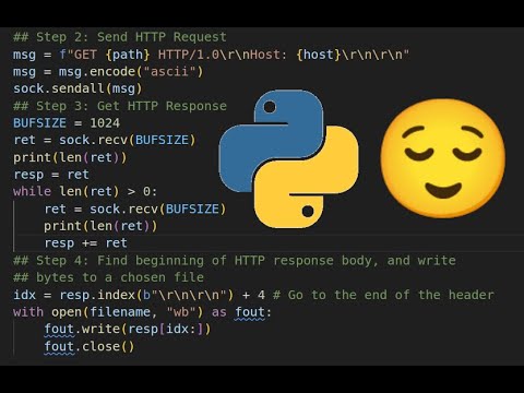 HTTP Requests with Python Sockets