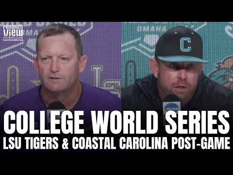 LSU Tigers Baseball & Coastal Carolina Baseball Recap College World Series Final Game 1, LSU Shutout