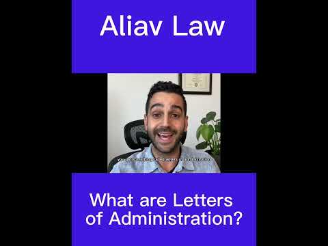 What are Letters of Administration?