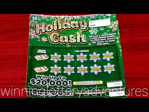 HOLIDAY CASH $2 NY LOTTERY SCRATCH OFFS (Set of 10)