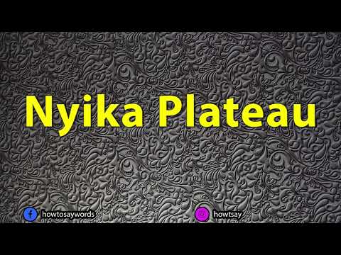 How To Pronounce Nyika Plateau