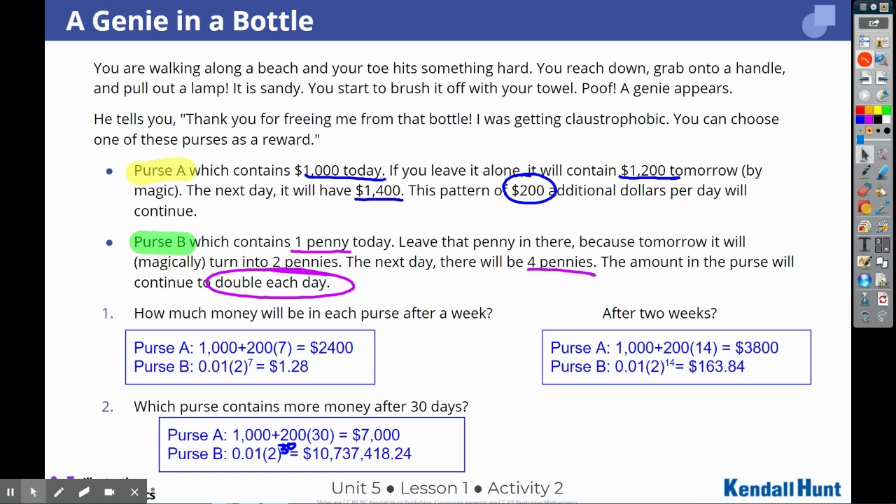Unit 5 Lesson 1: Growing and Growing