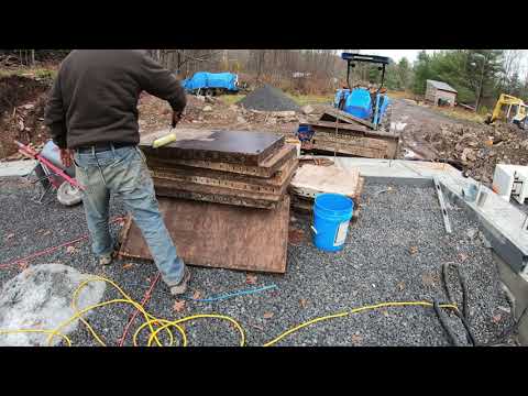 part 3 of icf house build the frost wall
