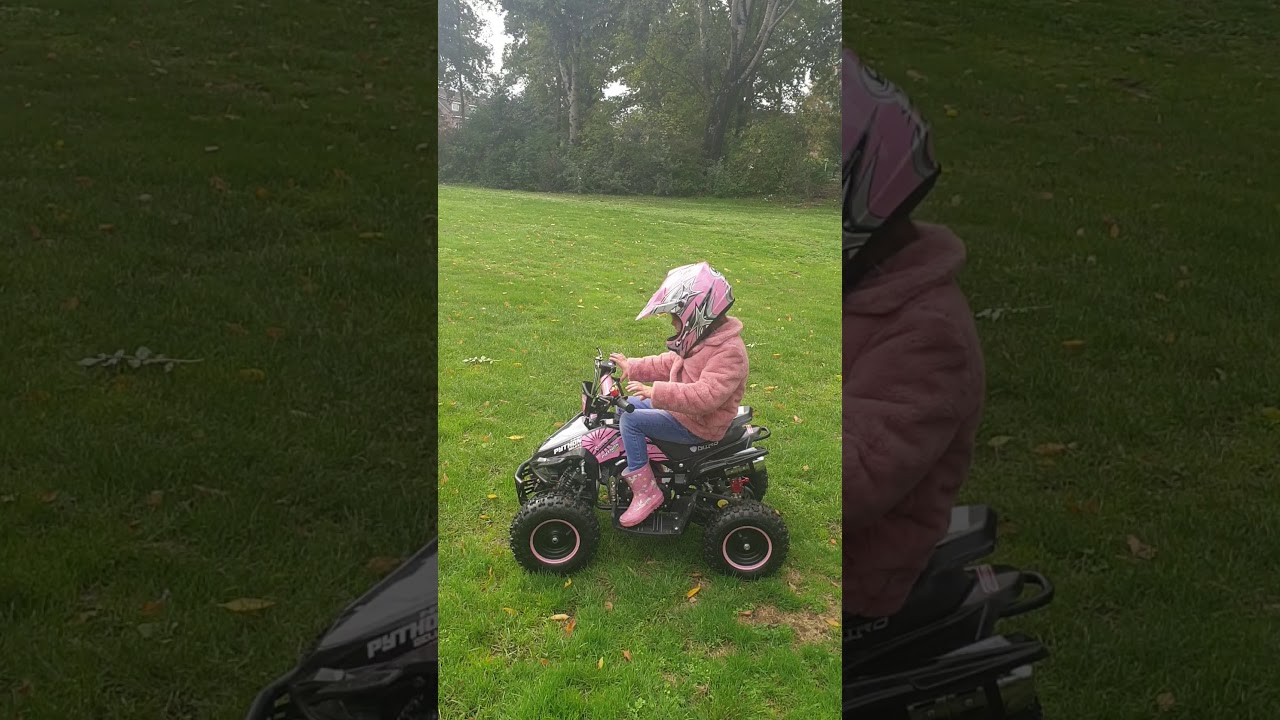 49cc 2 stroke mini quad.  (Nitro Python )  Test ride!