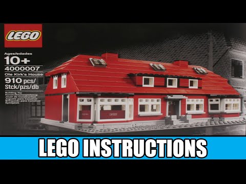 LEGO Instructions – Ole Kirk's House – 4000007 (LEGO INSIDE TOUR)