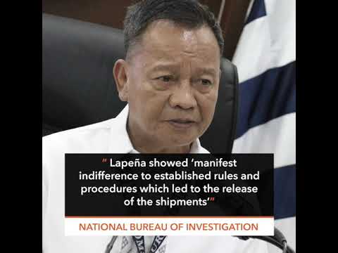 Lapeña faces graft complaint over release of tile shipment