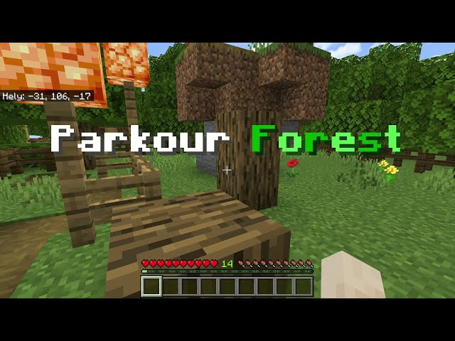 Parkour Forest Minecraft Map