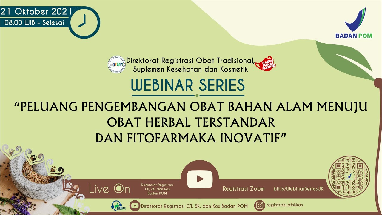 Peluang Pengembangan Obat Bahan Alam menuju Obat Herbal Terstandar dan Fitofarmaka Inovatif