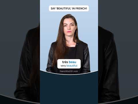 Pretty: in French 🇫🇷 #shorts #French