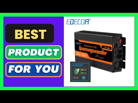EDECOA 1000W pure sine wave power