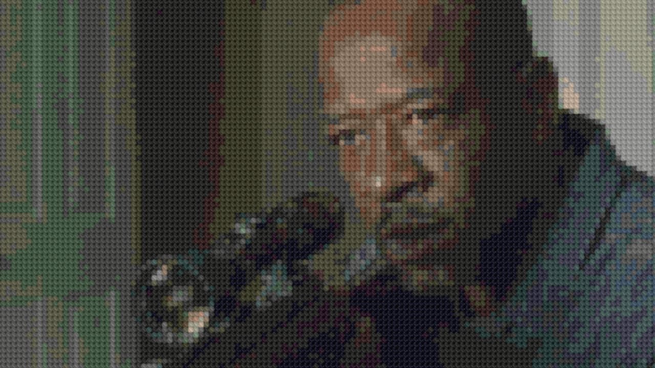 cross stitch world - THE WALKING DEAD MORGAN