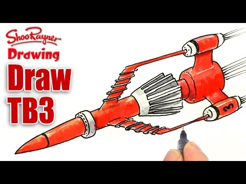 How to Draw Thunderbird Three – Shoo Rayner