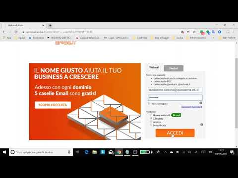 istruzioni accesso email istituzionale