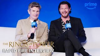Rapid Fire Q&A With The Cast | The Lord Of The Rings: The Rings Of ...
