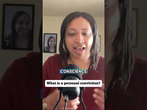 What is a personal conviction? #biblestudy  #christian