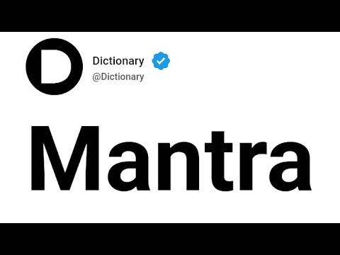 Mantra Meaning In English
