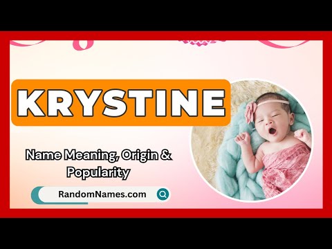 Krystine - Baby Girl Name Meaning, Origin & Popularity - RandomNames.com