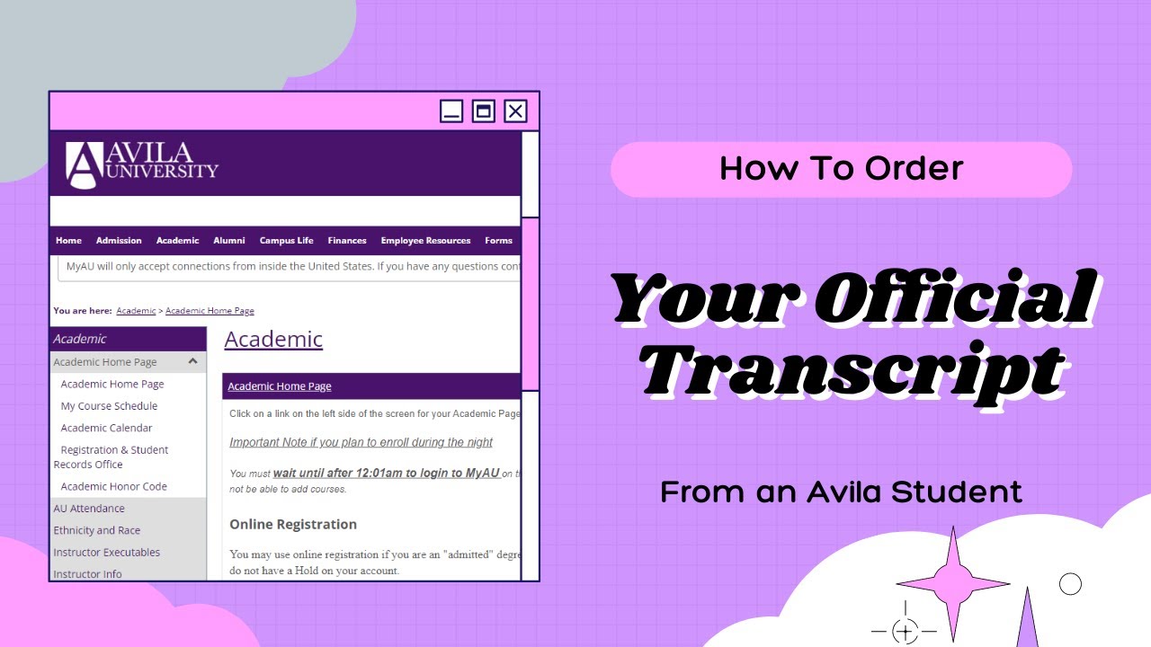 How to Order Your Official Transcript