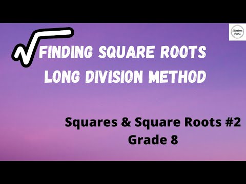Square Root Using Long Division Method | How To Find Square Root Using Long Division Method