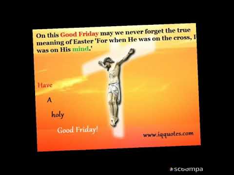 Good Friday wishes/ Facebook and WhatsApp status video with music
