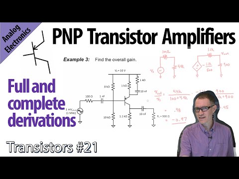 PNP Amplifier Examples (21-Transistors)