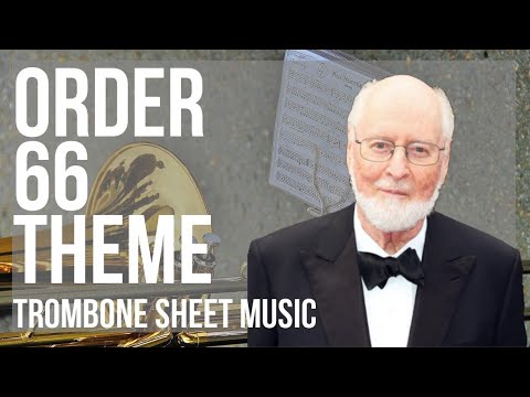 Trombone Sheet Music: How to play Order 66 Theme (AtinPiano Cover) by John Williams