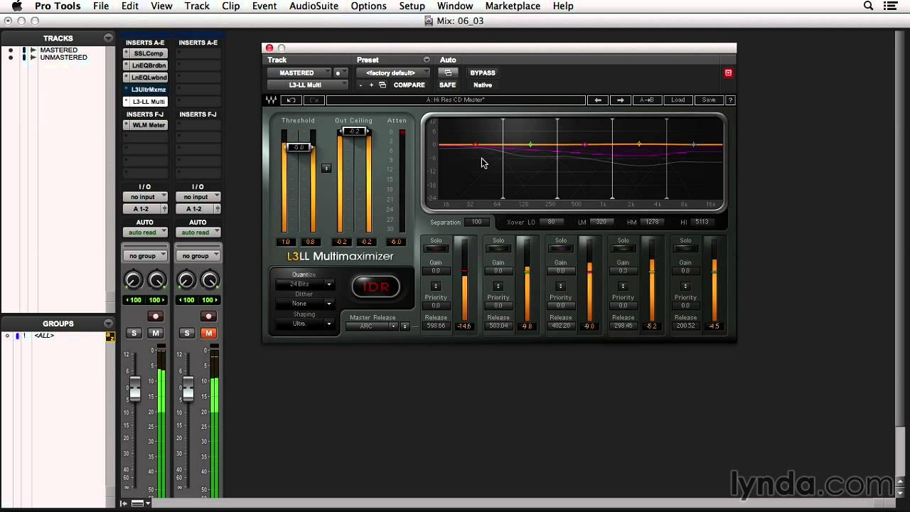 07 03 Maximizing the output level with multiband limiting
