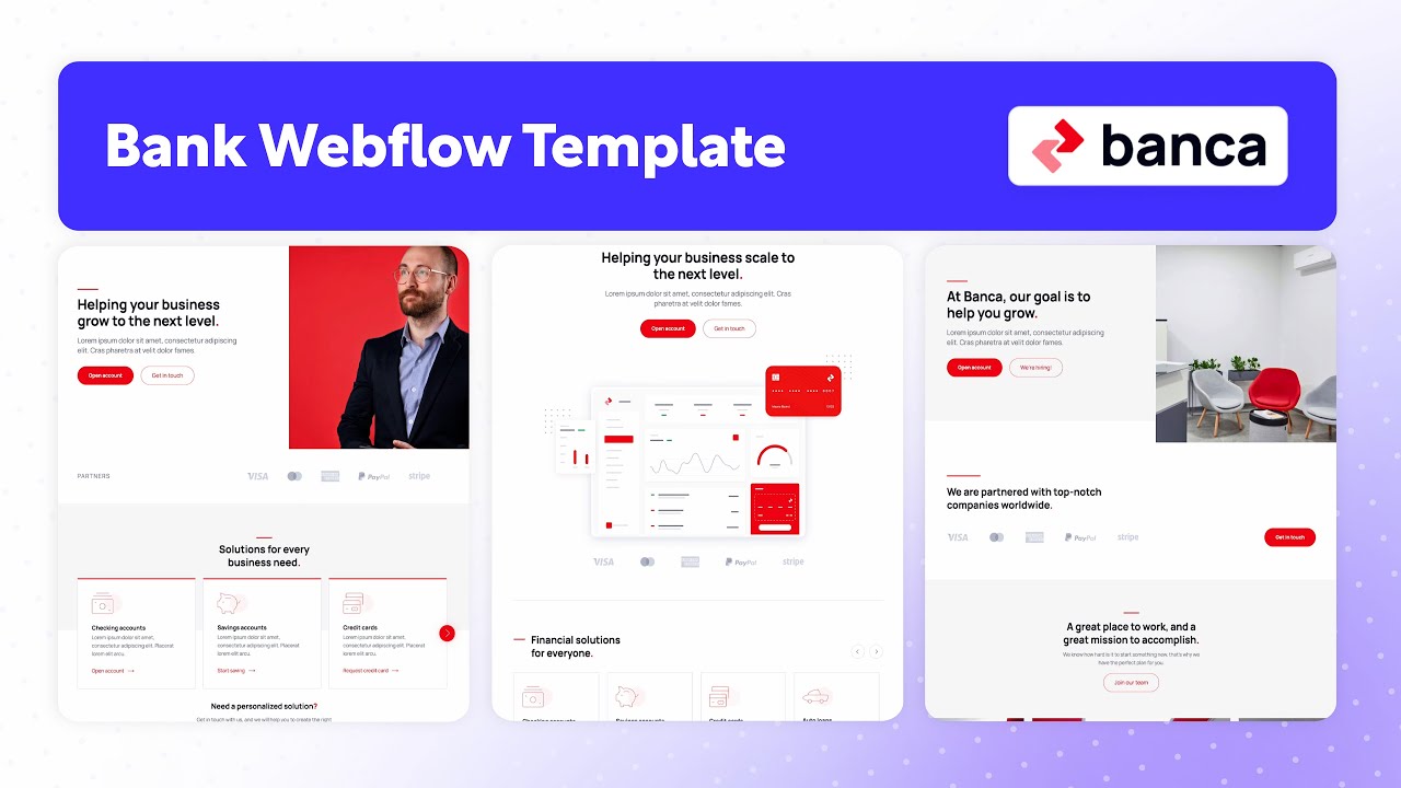 Bank Website Template | Banca - BRIX Templates