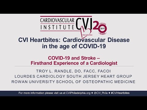 CVI Heartbites: COVID-19 and Stroke: Firsthand Experience of a Cardiologist