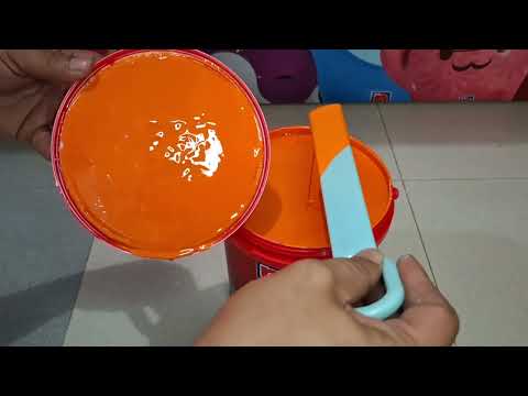 Most Satisfying Paint Mixing Machine, Making Orange color#colormixing #paintmixing #colors #machine