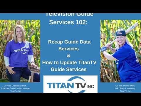 Television Guide Services 102: How to Update TitanTV Guide Services