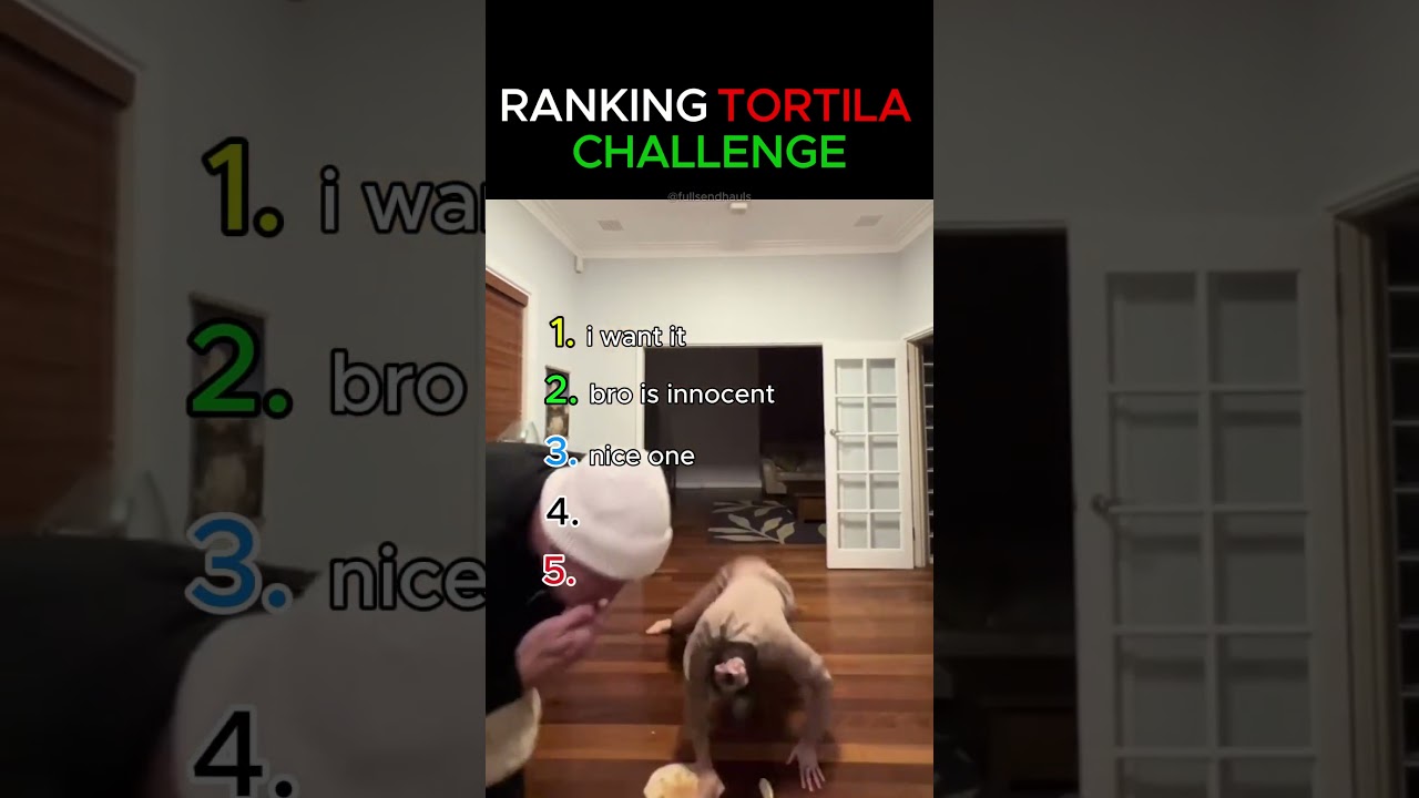 Ranking 5 Tortilla Challenge Moments #shorts #tortilla
