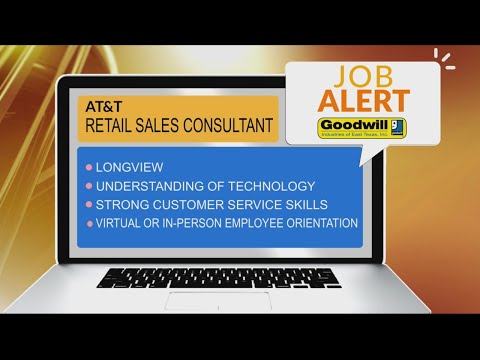 JOB ALERT: AT&T in Longview needs a part-time retail sales consultant for its East Store