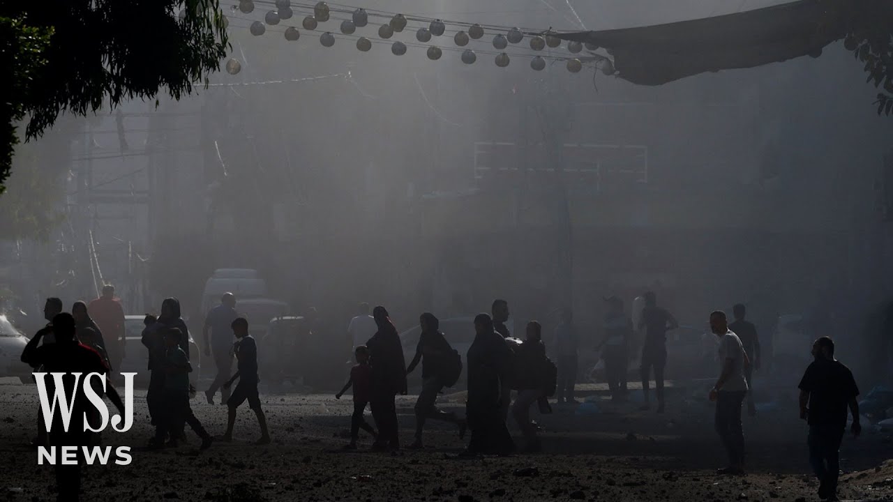 Palestinians Shelter in Schools, Hospitals as Israel Bombards Gaza | WSJ News