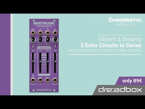 Dreadbox Nostalgia 3-Stage Delay Chromatic Module | Reverb